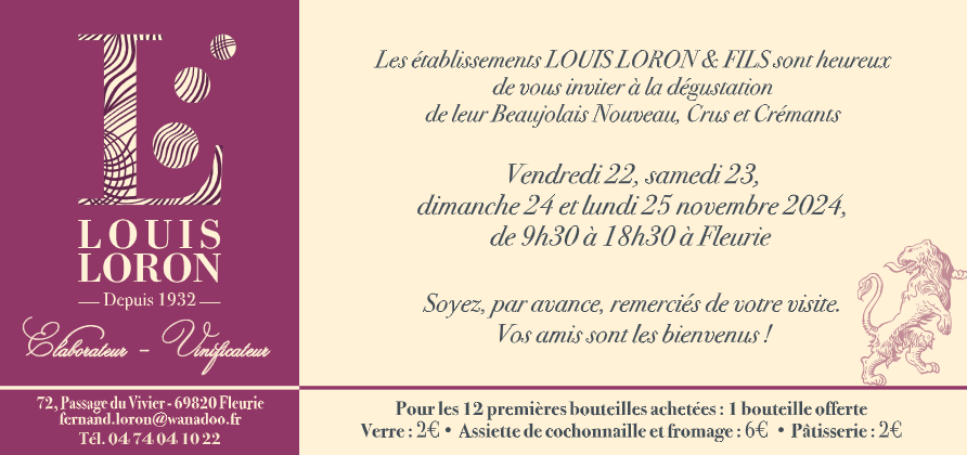 PORTES OUVERTES 2024 - LORON Louis et Fils